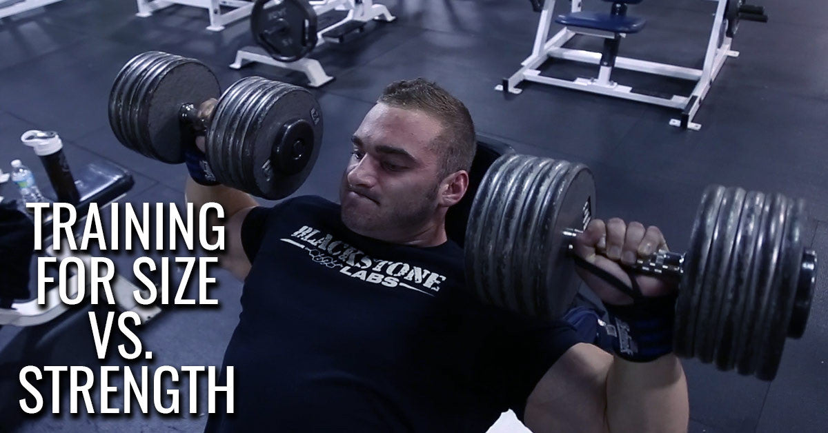 Size vs Strength | Training Goals | Blackstone Labs